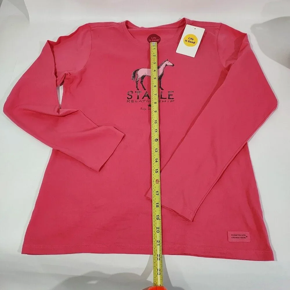 Life Is Good | Tops | Barbie Pink Life Is Good Small Stable ...